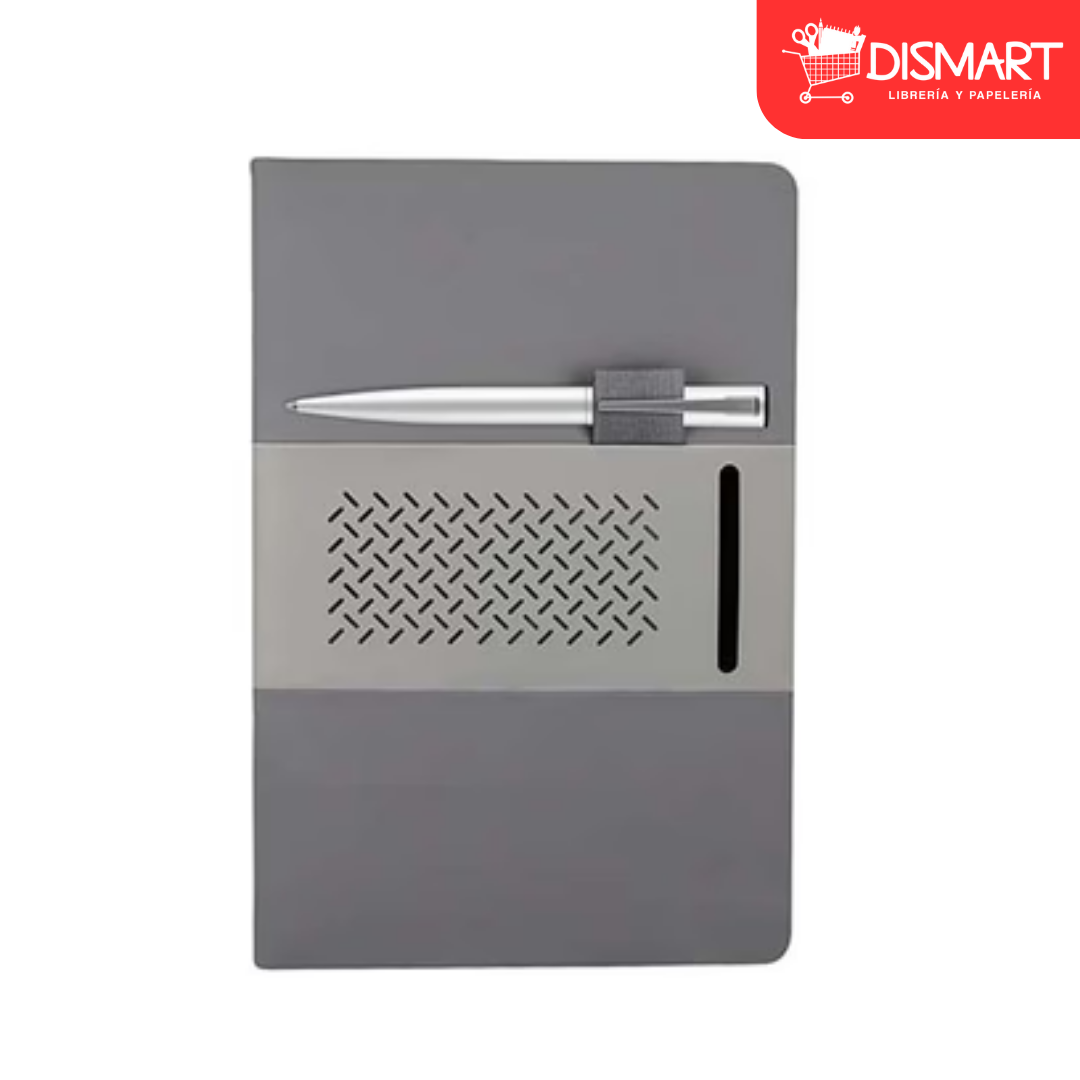 LIBRETA QUERCUS GRIS – Dismart GT | Libreria y Papeleria