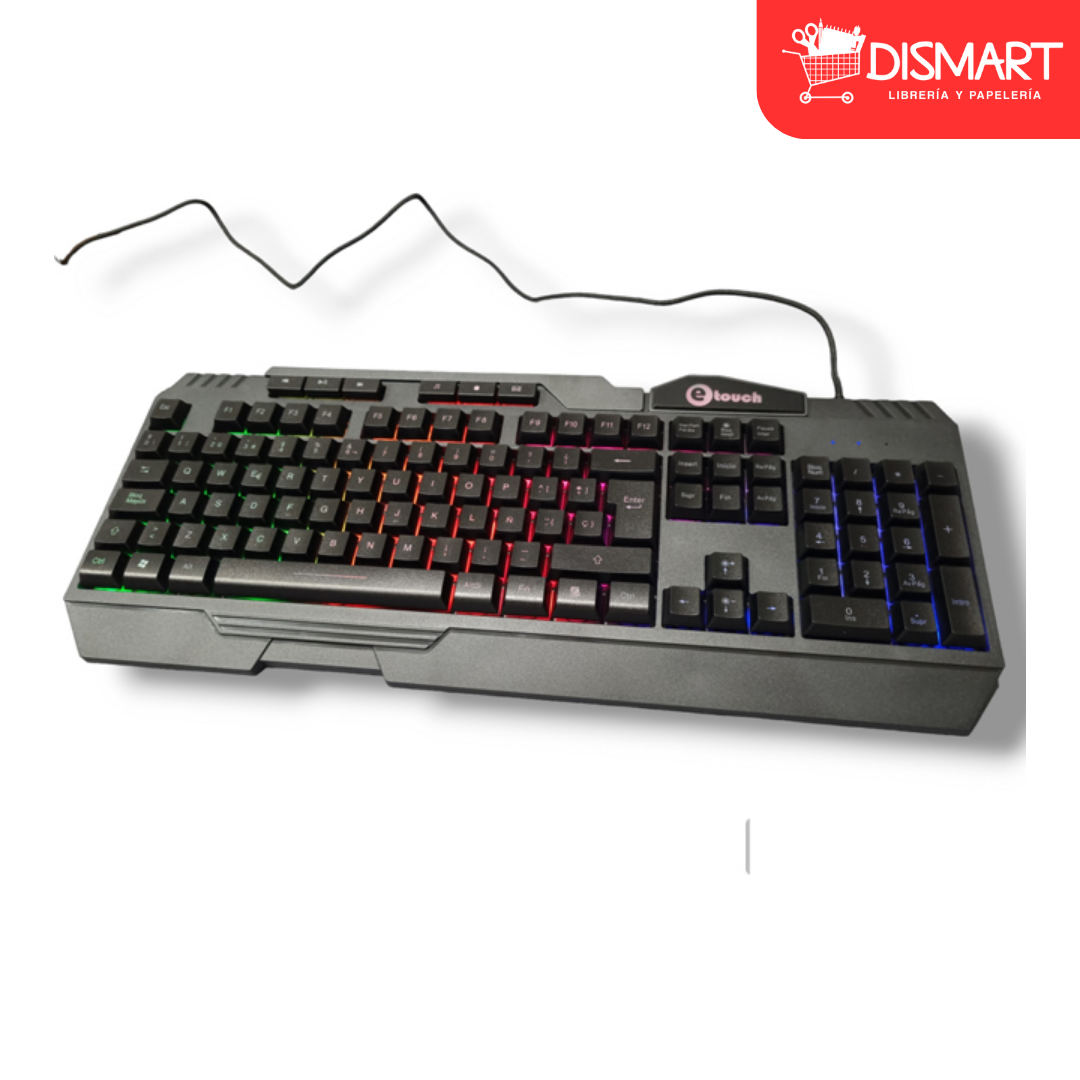 TECLADO GAMING SEMI PROFESIONAL K610 T-REX ETOUCH® – Dismart GT | Libreria y Papeleria