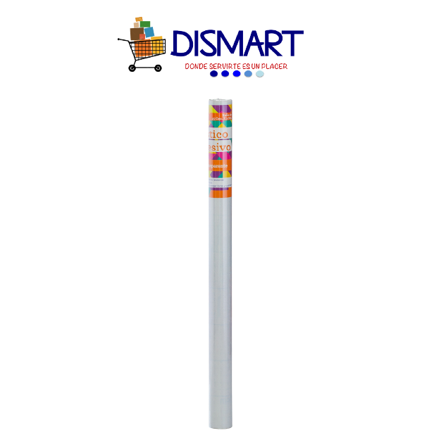 Plástico adhesivo contac rollo 45cm x 20mt. Transparente. Fast – Dismart GT | Libreria y Papeleria