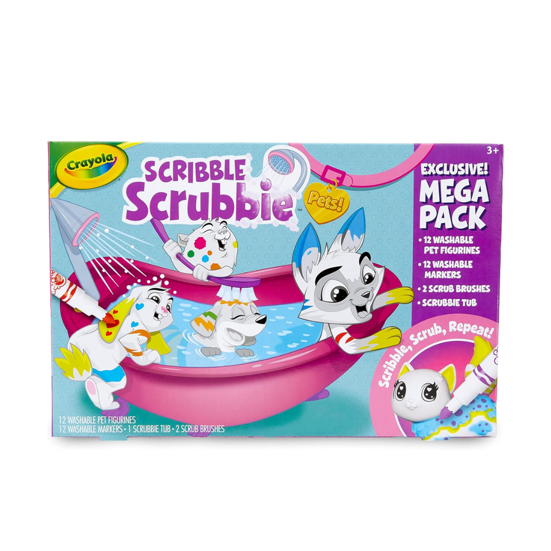Scribble Scrubbie Mega Set 12 Crayola – Dismart GT | Libreria y Papeleria