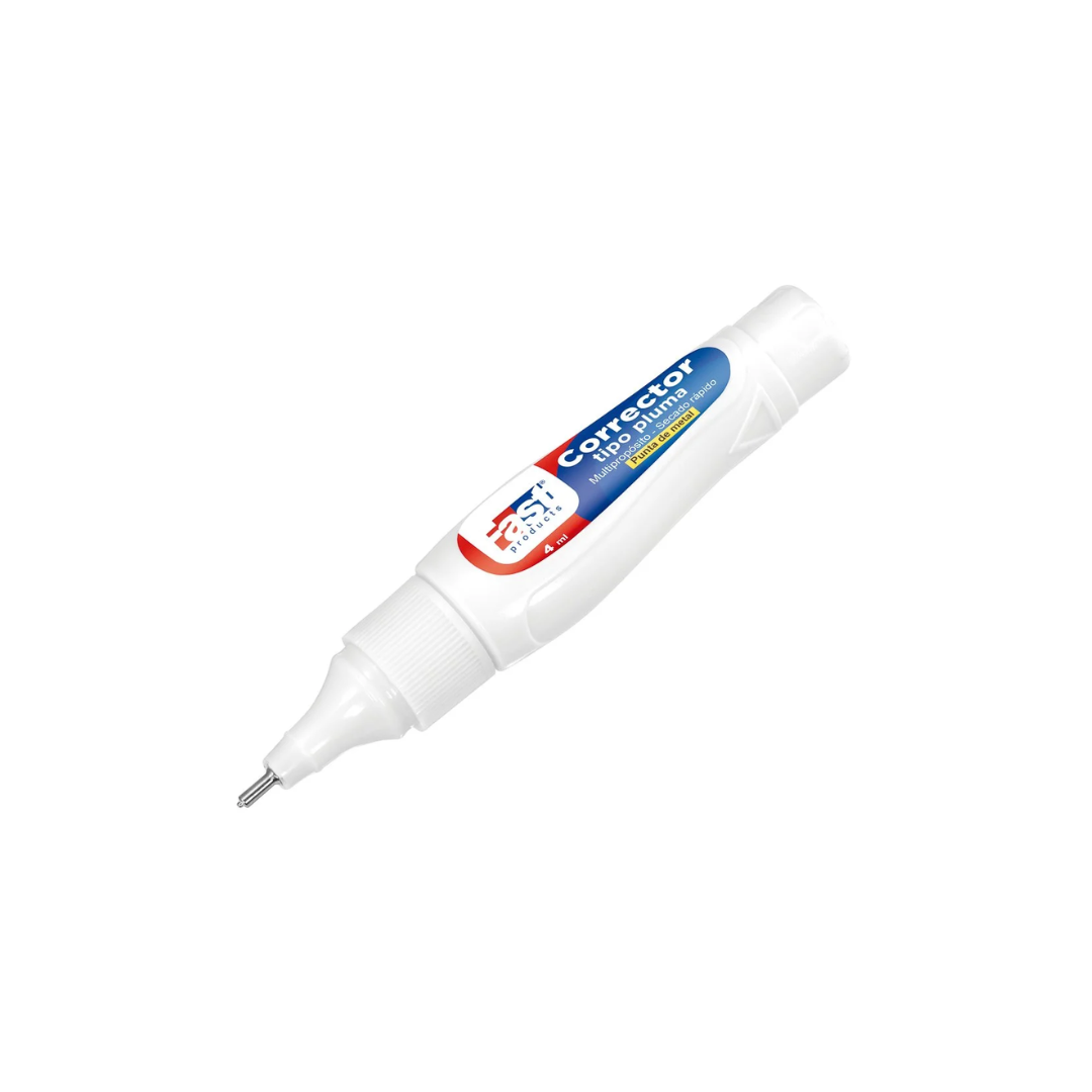 Corrector Liquido Tipo Pluma 4ml Blanco Fast – Dismart GT | Libreria y ...