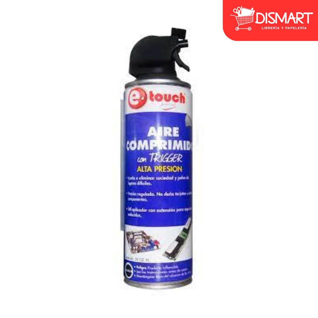 Spray aire comprimido etouch® – Dismart GT | Libreria y Papeleria