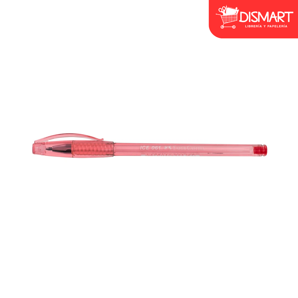 Boligrafo Faber Castell Ice 61-F Punto Fino 0.8 Rojo (112X12) – Dismart ...