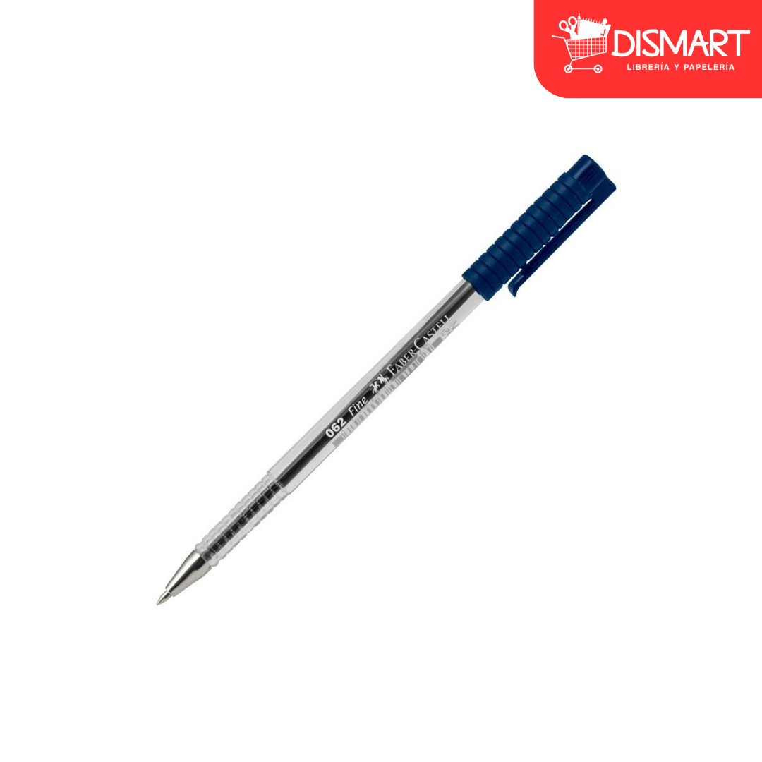 Boligrafo Faber Castell 62-F Punto Fino Azul – Dismart GT | Libreria y ...