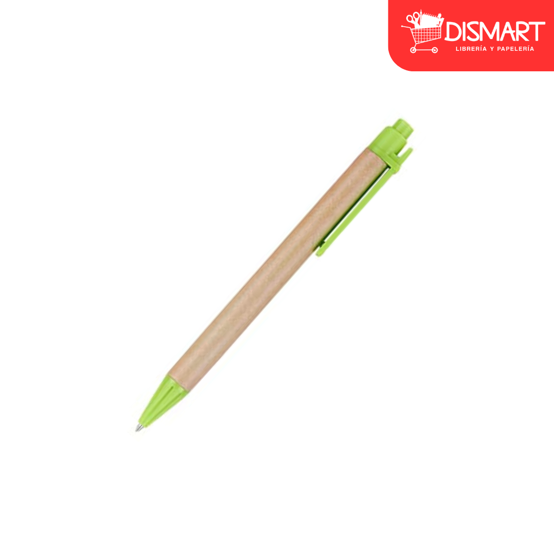 Promocional Bolígrafo Ecologico Planet Verde – Dismart GT | Libreria y ...