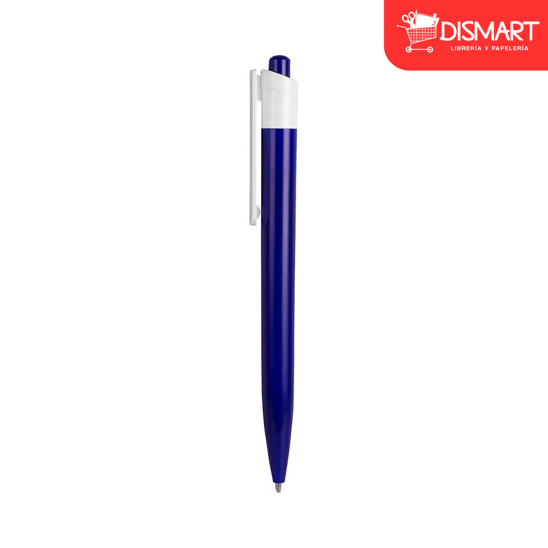 Promocional Bolígrafo CARMIN Azul – Dismart GT | Libreria y Papeleria