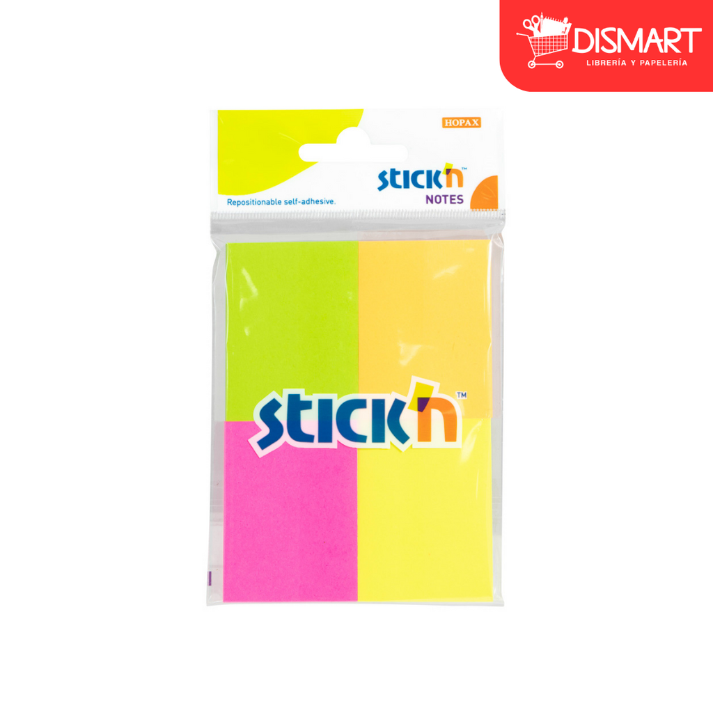Block stickn 21091 1.5x2" px4 neon – Dismart GT | Libreria y Papeleria