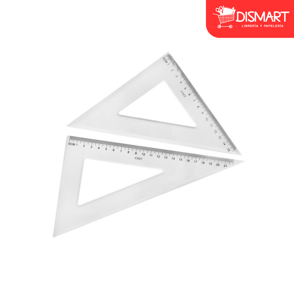 Escuadra fast a615 set 45/60 grados 21cm – Dismart GT | Libreria y ...