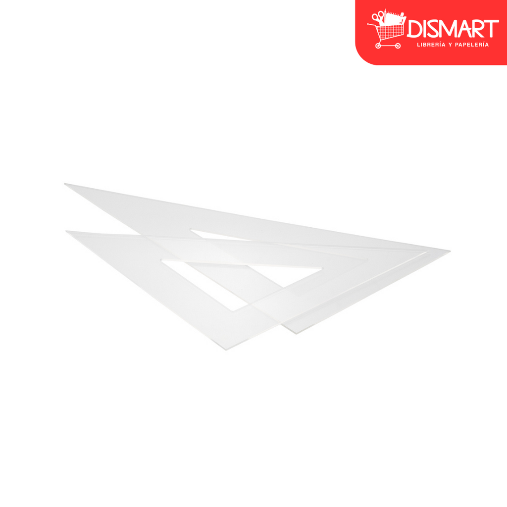 Escuadras acrilicas fast ep45b con bisel setx2 – Dismart GT | Libreria ...