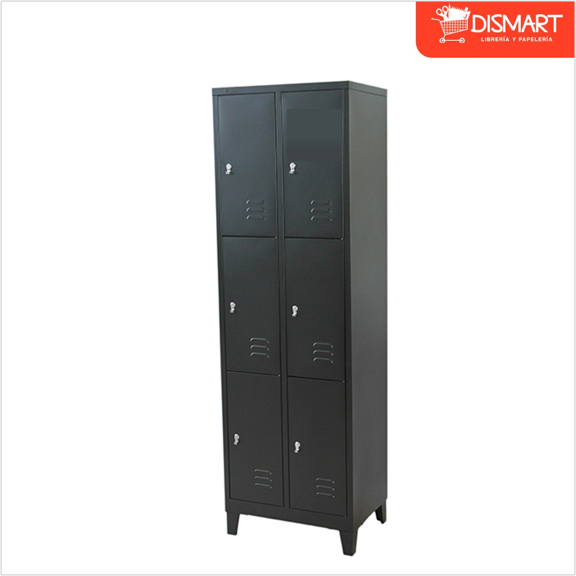 Locker Metálico de 6 Puertas y 2 Cuerpos con Aldaba (F-14) – Dismart GT ...