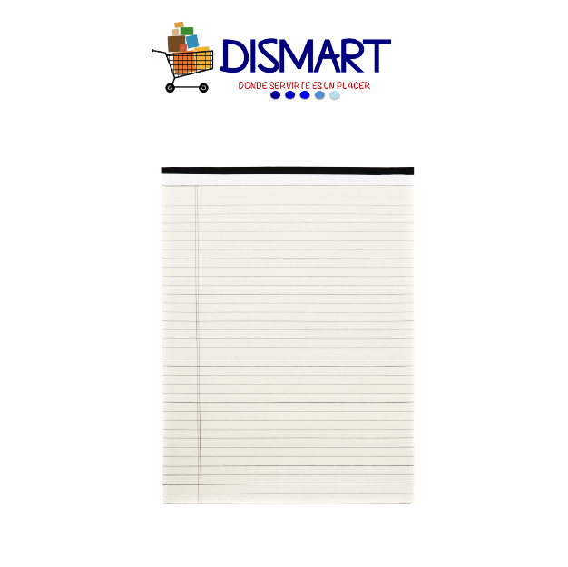 Block Rayado Nacional. Blanco. T/Carta. 50H – Dismart GT | Libreria y ...