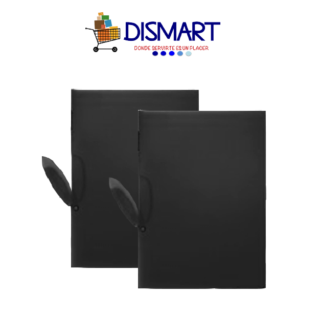 Folder Plástico Clip Lateral Carta Negro Databank – Dismart GT ...