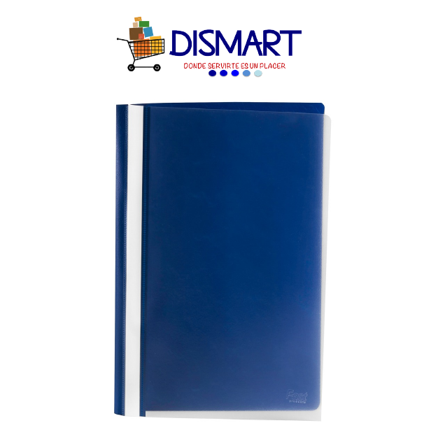 Folder Plástico Portada Transparente. T/Oficio. Azul – Dismart GT ...
