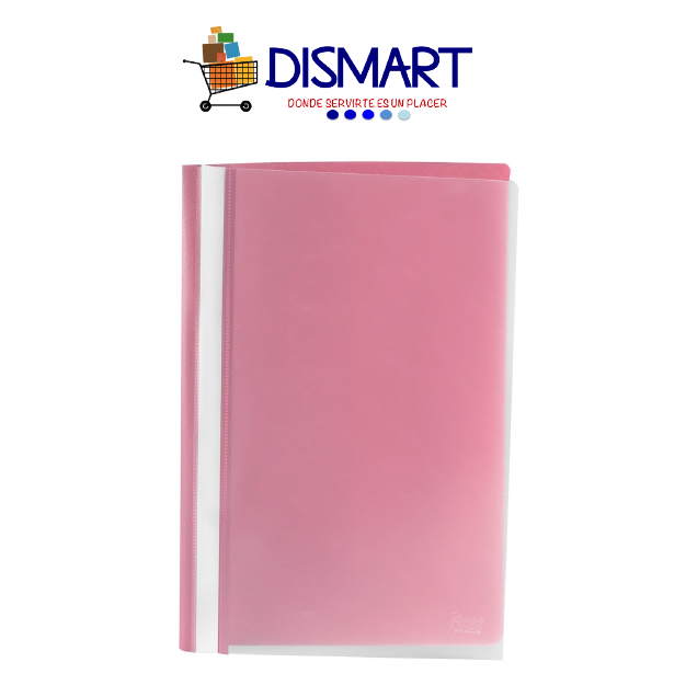 Folder Plástico Portada Transparente. T/Oficio. Rosado – Dismart GT ...