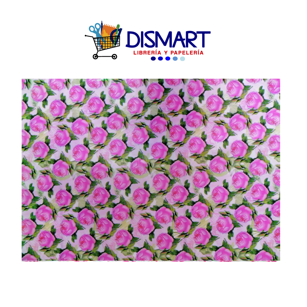Papel Regalo Rosas Rosado – Dismart GT | Libreria y Papeleria